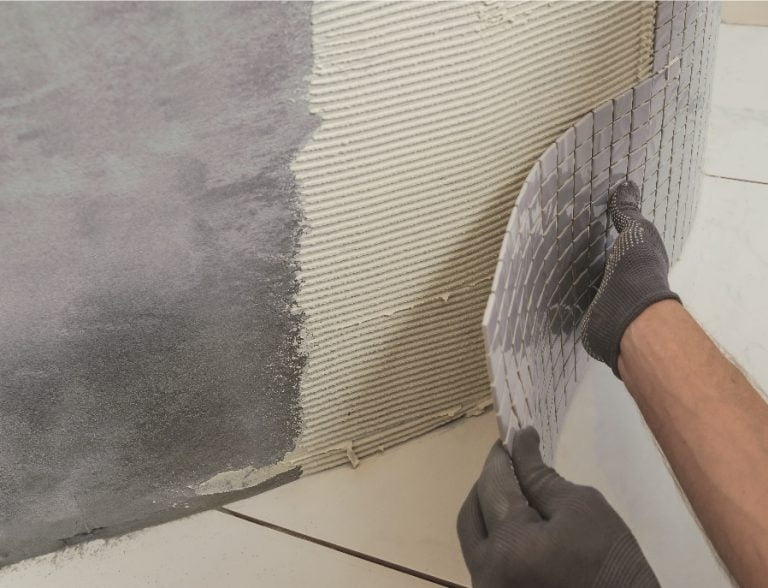 How to Make Mosaic Tile Flush?