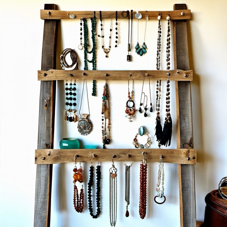 20 Unique Ladder Decor Ideas for Aesthetic Home Designs