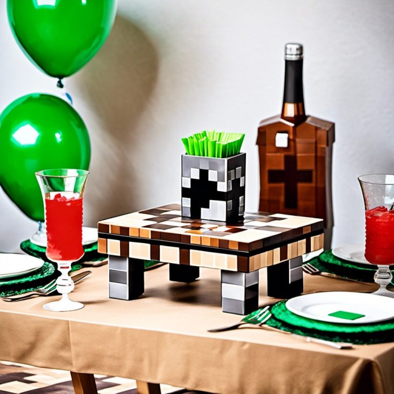 20 Minecraft Party Decoration Ideas for an Unforgettable Themed Celebration