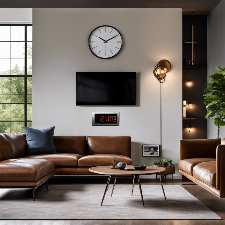 20 Living Room Wall Clock Decor Ideas: Transform Your Space Simplicity