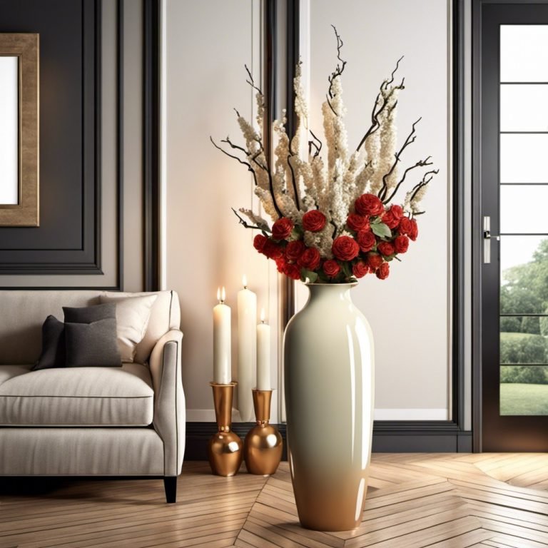 20 Large Floor Vase Decoration Ideas: Uniquely Transforming Home Decor