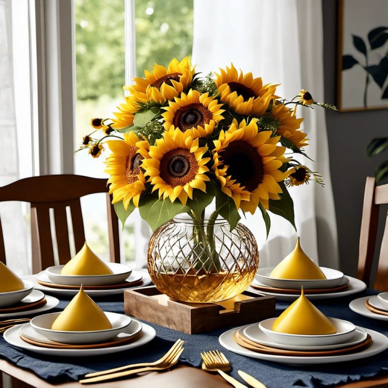 20 Unique Sunflower Decoration Ideas for Home and Events