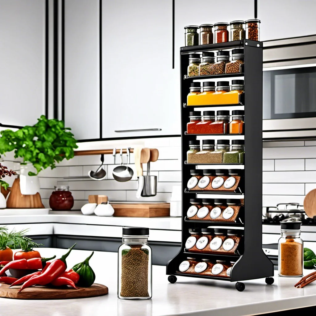 20 Vertical Spice Rack Ideas: Streamlining Your Kitchen Efficiency
