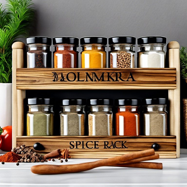 25 Rustic Wooden Spice Rack Ideas for Your Kitchen
