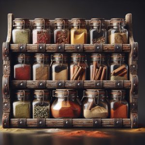 30 Rustic Spice Rack Ideas for Stylish Kitchen Organization