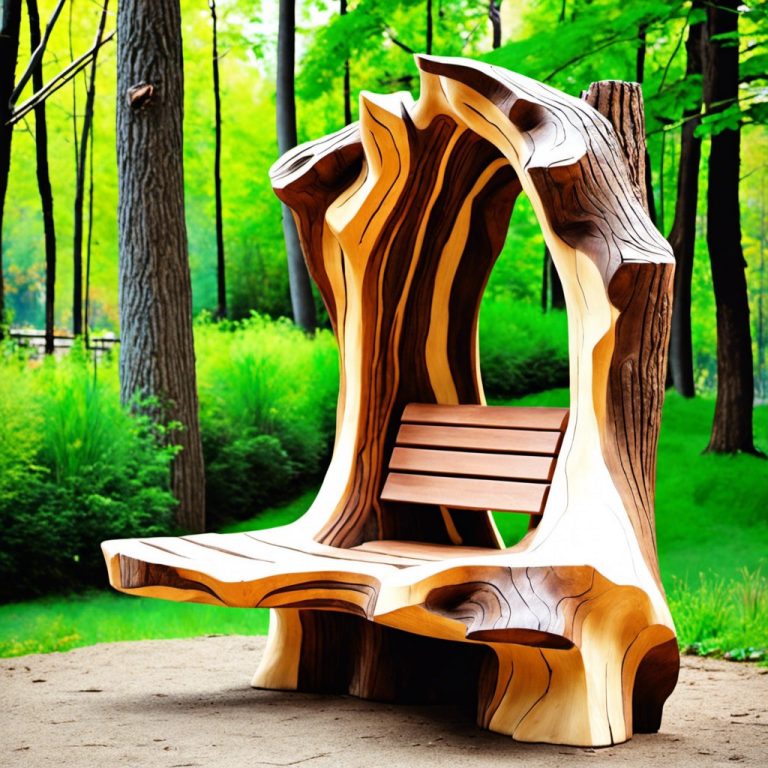 20 Tree Stump Bench Ideas for an Innovative Outdoor Space