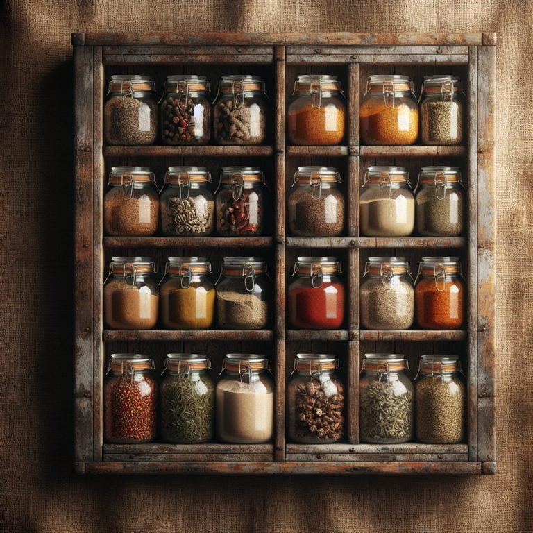 30 Rustic Spice Rack Ideas for Stylish Kitchen Organization