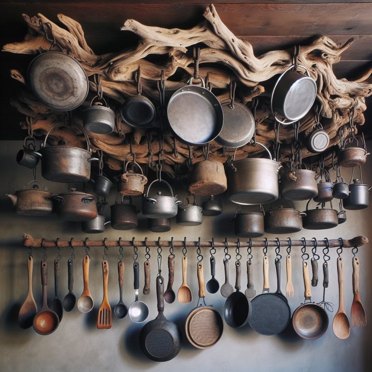 20 Repurpose Hanging Pot Rack Ideas for a Creative Kitchen Makeover