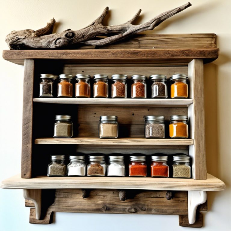 25 Rustic Wooden Spice Rack Ideas for Your Kitchen