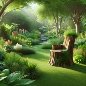 20 Unique Tree Stump Chair Ideas for Your Garden