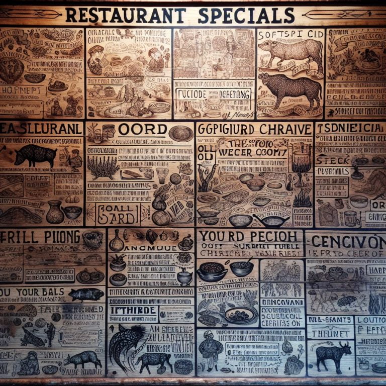 20 Restaurant Specials Board Ideas for Engaging Food Lovers