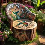 20 Unique Tree Stump Chair Ideas for Your Garden