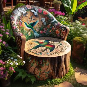 20 Unique Tree Stump Chair Ideas for Your Garden