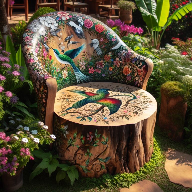 20 Unique Tree Stump Chair Ideas for Your Garden