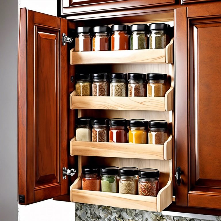 20 Backsplash Spice Rack Ideas for Your Kitchen
