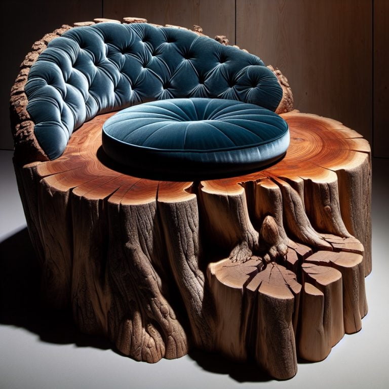 20 Unique Tree Stump Chair Ideas for Your Garden