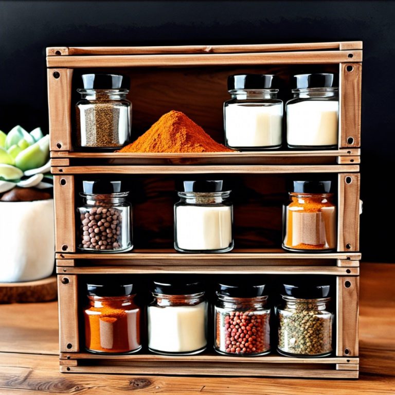25 Rustic Wooden Spice Rack Ideas for Your Kitchen