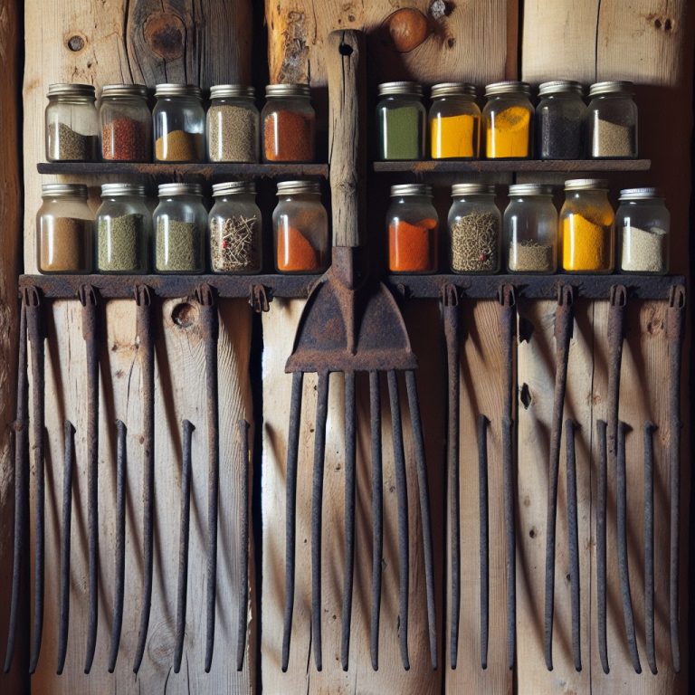 30 Rustic Spice Rack Ideas for Stylish Kitchen Organization