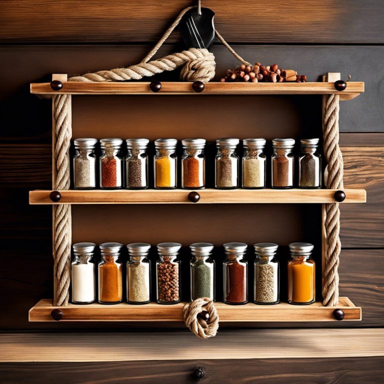 25 Rustic Wooden Spice Rack Ideas for Your Kitchen