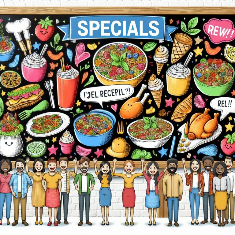 20 Restaurant Specials Board Ideas for Engaging Food Lovers