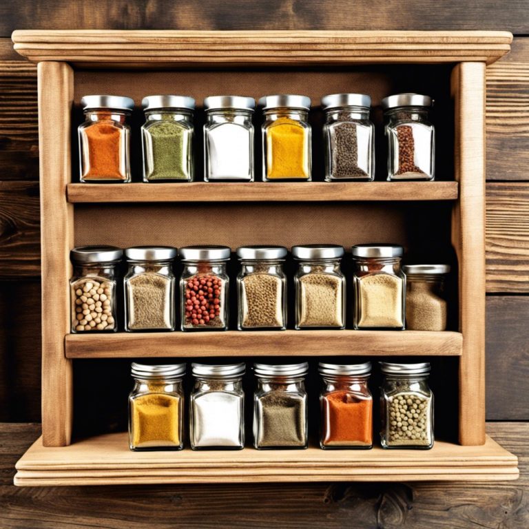 25 Rustic Wooden Spice Rack Ideas for Your Kitchen