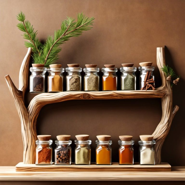 25 Rustic Wooden Spice Rack Ideas for Your Kitchen
