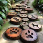 20 Tree Stump Stepping Stone Ideas for an Enchanting Garden Path