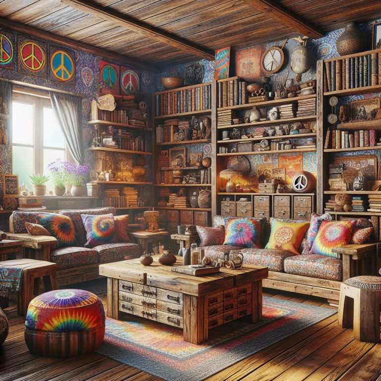24 Hippie Home Decorating Ideas for a Vibrant Living Space