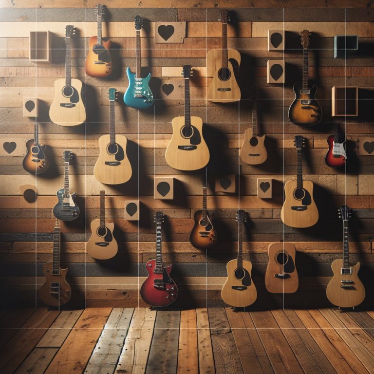 20 Guitar Wall Display Ideas for Music Enthusiasts