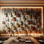 20 Guitar Wall Display Ideas for Music Enthusiasts
