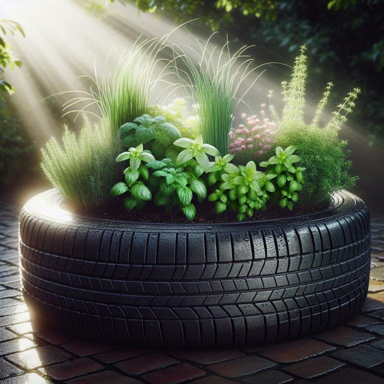 20 Tire Flower Bed Ideas for a Unique Garden Display