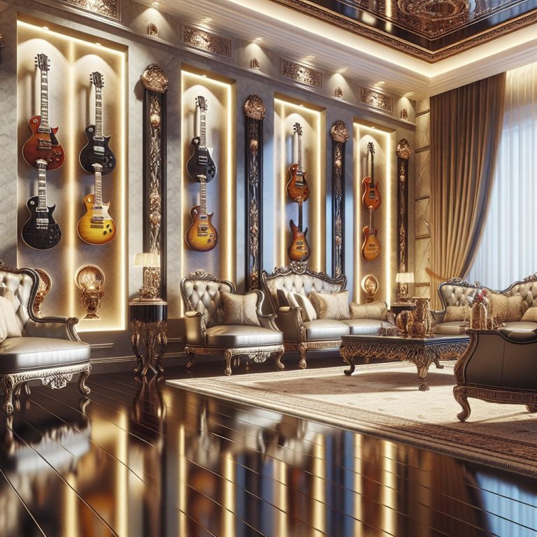 20 Guitar Wall Display Ideas for Music Enthusiasts
