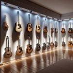 20 Guitar Wall Display Ideas for Music Enthusiasts