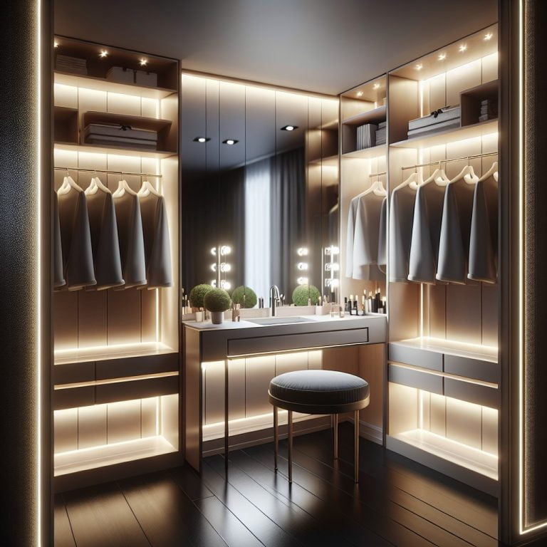 10 Small Walk-In Closet Vanity Ideas: Your Guide to Chic Designs