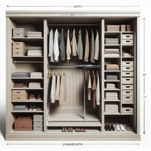 Minimum Closet Depth: Understanding Standard Depths for Different ...