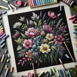 15 Fresh Flower Chalk Art Ideas for Easy DIY Projects