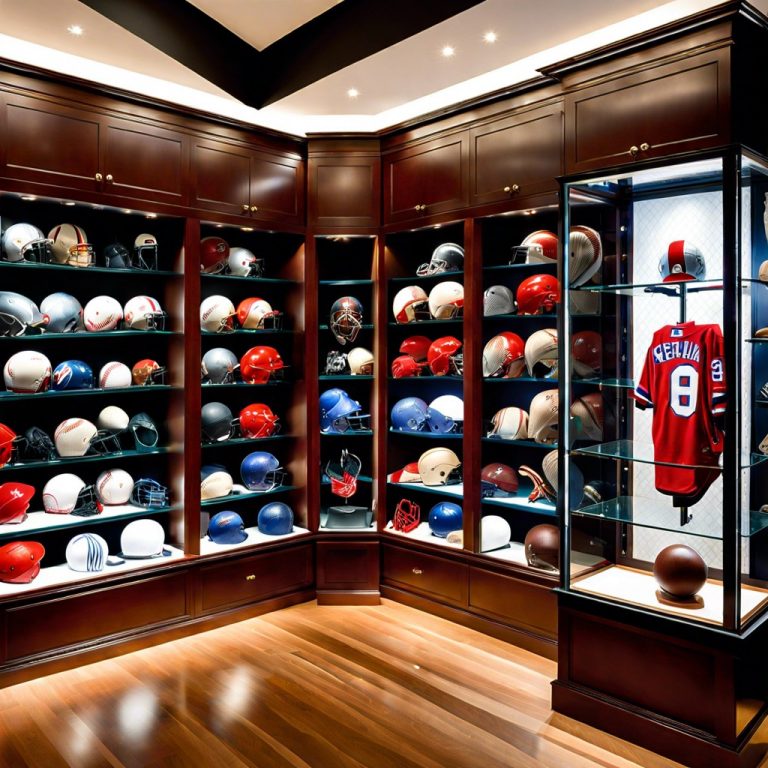 15 Sports Memorabilia Display Ideas for the Enthusiastic Collector