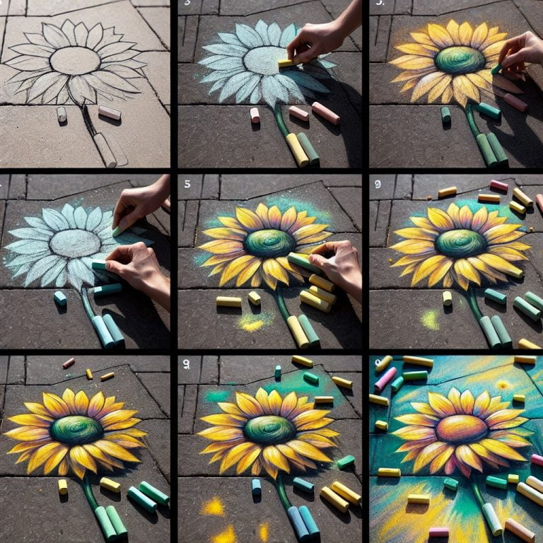 15 Fresh Flower Chalk Art Ideas for Easy DIY Projects