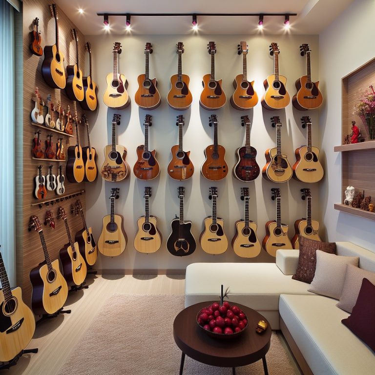 15 Creative Guitar Display Ideas: A DIY Guide for Your Wall Display