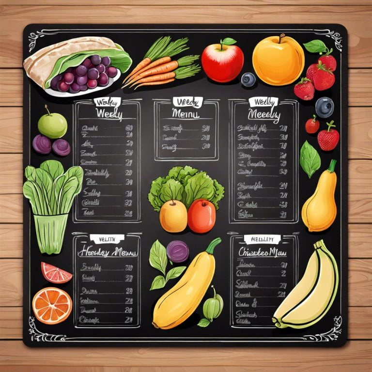 15 Chalkboard Weekly Menu Ideas for Your DIY Kitchen Project