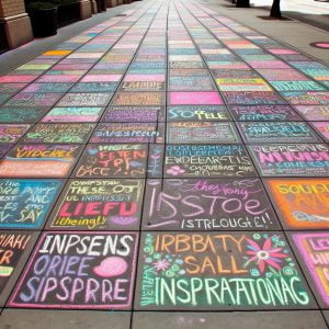 15 Easy and Fun Sidewalk Chalk Ideas for Kids and Adults
