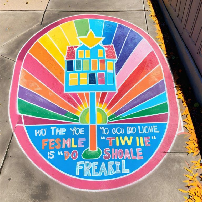 15 Creative Sidewalk Chalk Stencil Ideas for Your DIY Project