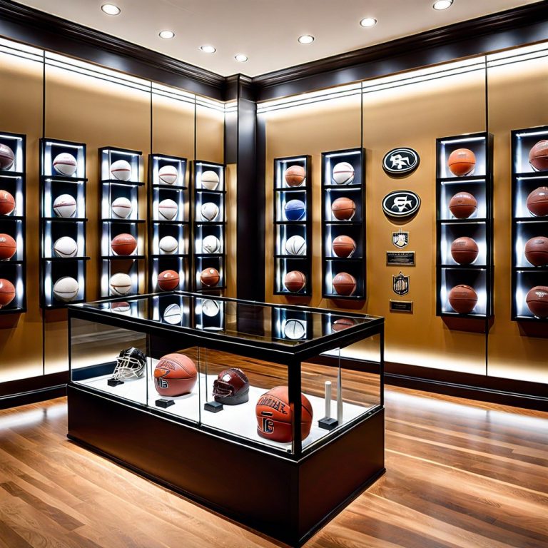 15 Sports Memorabilia Display Ideas for the Enthusiastic Collector