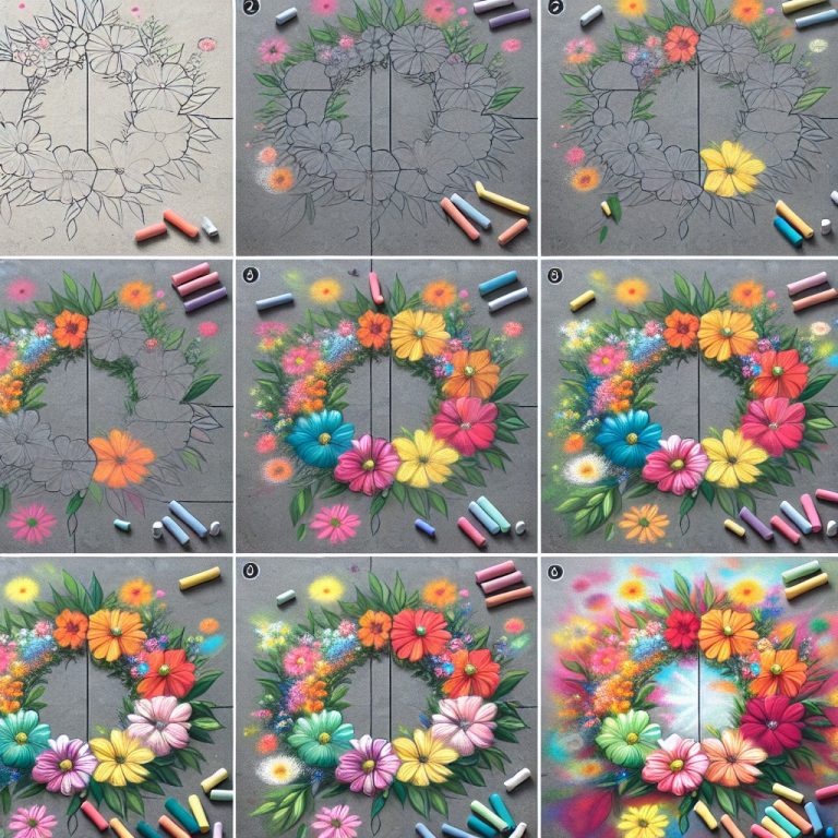 15 Fresh Flower Chalk Art Ideas for Easy DIY Projects