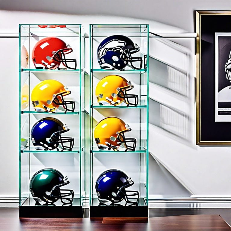 15 Football Helmet Display Ideas: In-Depth Reviews of Display Cases