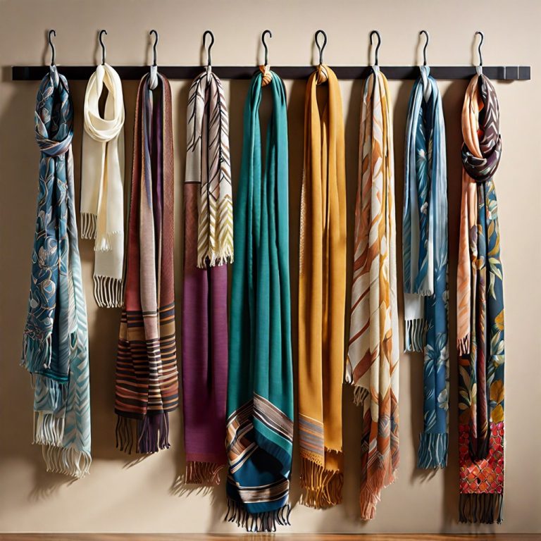 15 Scarf Display Ideas: User's Guide to Stylish Arrangement