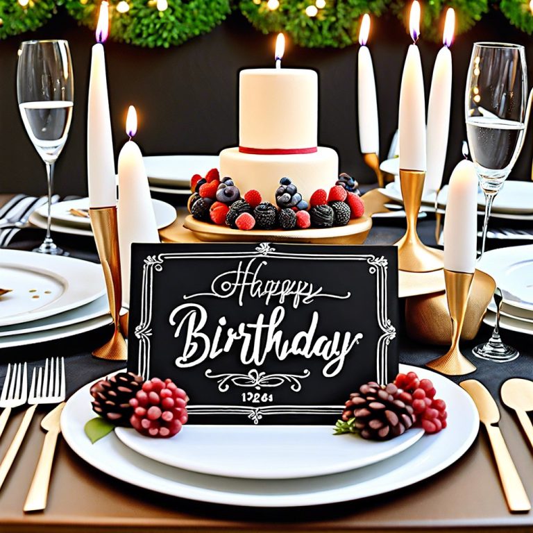 15 Ideas for Birthday Table Decorations