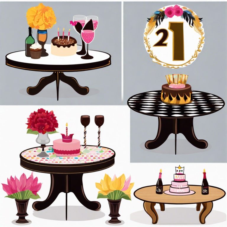 15 Fun and Creative 21st Birthday Decoration Ideas