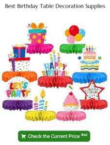 15 Ideas for Birthday Table Decorations