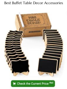 20 Essential Buffet Table Decor Ideas for Brilliant Arrangements